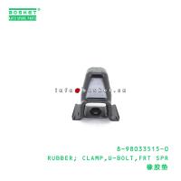 China ISUZU NLR85/4JJ1-TCS Compatible Rubber Clamp U-Bolt Front Spring Clamp with 1PCS Pack Quantity and 3 Months Warranty for sale