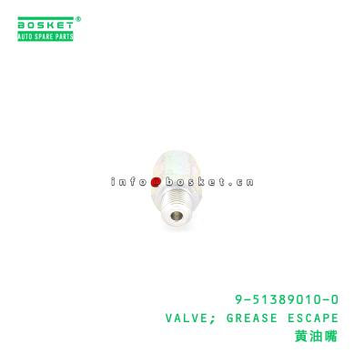 China Grease Escape Valve for ISUZU VC46 6UZ1 Model 9513890100 in 1PCS Pack for sale