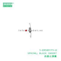 China Isuzu CXZ81 10PE1 Spring Block Insert 1095831710 with 1PCS Pack Quantity for sale