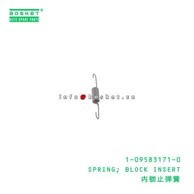 China Isuzu CXZ81 10PE1 Spring Block Insert 1095831710 with 1PCS Pack Quantity for sale