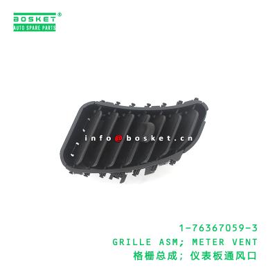 China 1-76367059-3 Grille Assembly Meter Vent for Isuzu Truck with 1PCS Pack Neutral Box Packaging and 3 Months Warranty for sale