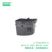 China 1-76367059-3 Grille Assembly Meter Vent for Isuzu Truck with 1PCS Pack Neutral Box Packaging and 3 Months Warranty for sale