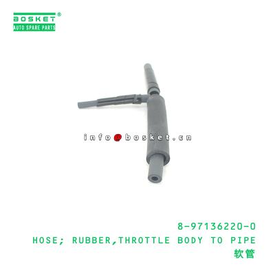 China Rubber Throttle Body to Pipe Hose for ISUZU 8971362200 Truck Parts for sale