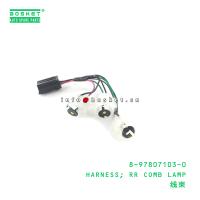China 8-97807103-0 Harness RR Comb Lamp suitable for ISUZU 8978071030 with 15-20 days delivery and 3 months warranty for sale