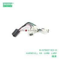 China 8-97807103-0 Harness RR Comb Lamp suitable for ISUZU 8978071030 with 15-20 days delivery and 3 months warranty for sale