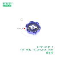 China 8-98147581-1 CAP ASM; FILLER,DEF TANK suitable for ISUZU 8981475811 for sale