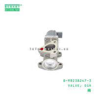 China 8-98238247-3 VALVE; EGR suitable for ISUZU 4HK1 8982382473 for sale