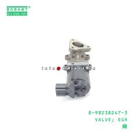 China 8-98238247-3 VALVE; EGR suitable for ISUZU 4HK1 8982382473 for sale