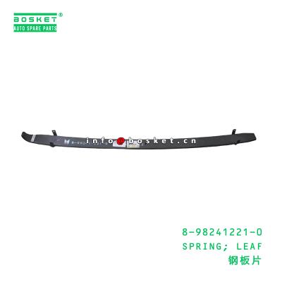 China 8-98241221-0 SPRING; LEAF suitable for ISUZU NPR75 8982412210 for sale