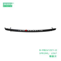 China 8-98241221-0 SPRING; LEAF suitable for ISUZU NPR75 8982412210 for sale