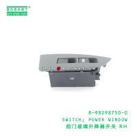 China 8-98298750-0 SWITCH; POWER WINDOW suitable for ISUZU VC46 FRR 4HK1 6UZ1 8982987500 for sale