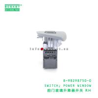 China 8-98298750-0 SWITCH; POWER WINDOW suitable for ISUZU VC46 FRR 4HK1 6UZ1 8982987500 for sale