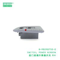 China 8-98298750-0 SWITCH; POWER WINDOW suitable for ISUZU VC46 FRR 4HK1 6UZ1 8982987500 for sale