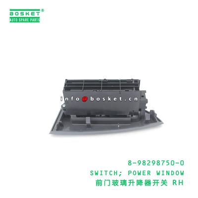 China 8-98298750-0 SWITCH; POWER WINDOW suitable for ISUZU VC46 FRR 4HK1 6UZ1 8982987500 for sale