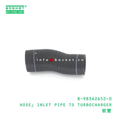 China 8-98362652-0 HOSE; INLET PIPE TO TURBOCHARGER suitable for ISUZU 8983626520 for sale