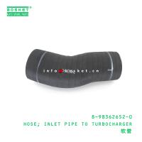 China 8-98362652-0 HOSE; INLET PIPE TO TURBOCHARGER suitable for ISUZU 8983626520 for sale
