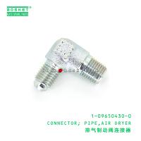 China 1-09650430-0 CONNECTOR; PIPE,AIR DRYER suitable for ISUZU VC46 6UZ1 1096504300 for sale