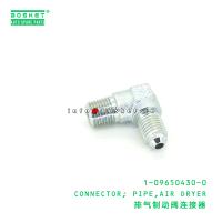 China 1-09650430-0 CONNECTOR; PIPE,AIR DRYER suitable for ISUZU VC46 6UZ1 1096504300 for sale