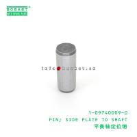 China 1-09740009-0 PIN; SIDE PLATE TO SHAFT suitable for ISUZU CXZ VC46 6UZ1 1097400090 for sale