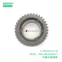 China 1-33252414-0 GEAR; 3RD,MAINSHAFT suitable for ISUZU 1332524140 for sale