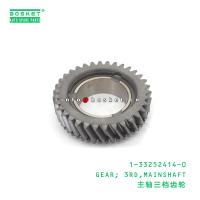 China 1-33252414-0 GEAR; 3RD,MAINSHAFT suitable for ISUZU 1332524140 for sale