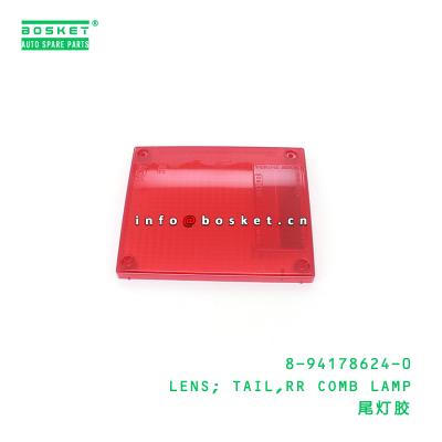 China 8-94178624-0 LENS; TAIL,RR COMB LAMP suitable for ISUZU CXZ81 10PE1 8941786240 for sale