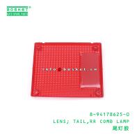 China 8-94178625-0 LENS; TAIL,RR COMB LAMP suitable for ISUZU CXZ81 10PE1 8941786250 for sale