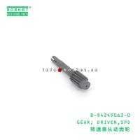 China 8-94249063-0 GEAR; DRIVEN,SPD suitable for ISUZU 8942490630 for sale