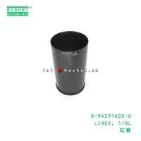 China 8-94391602-6 LINER; C/BL suitable for ISUZU NPR 700P 4HK1 6HH1 6HK1 8943916026 for sale