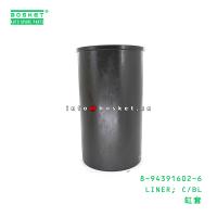 China 8-94391602-6 LINER; C/BL suitable for ISUZU NPR 700P 4HK1 6HH1 6HK1 8943916026 for sale