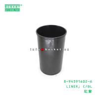 China 8-94391602-6 LINER; C/BL suitable for ISUZU NPR 700P 4HK1 6HH1 6HK1 8943916026 for sale