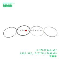 China 8-98017166-ABF RING SET; PISTON,STANDARD suitable for ISUZU 4HK1 6HK1 8980171660 for sale