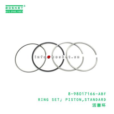 China 8-98017166-ABF RING SET; PISTON,STANDARD suitable for ISUZU 4HK1 6HK1 8980171660 for sale
