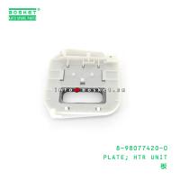 China 8-98077420-0 PLATE; HTR UNIT suitable for ISUZU 8980774200 for sale