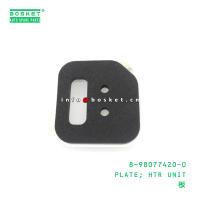 China 8-98077420-0 PLATE; HTR UNIT suitable for ISUZU 8980774200 for sale