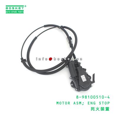 China 8-98100510-4 MOTOR ASM; ENG STOP suitable for ISUZU 8981005104 for sale