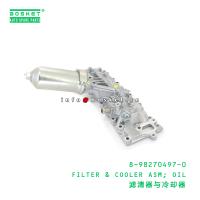 China 8-98270497-0 FILTER & COOLER ASM; OIL suitable for ISUZU 8982704970 for sale