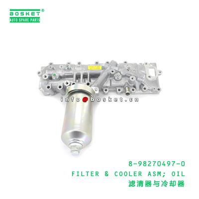 China 8-98270497-0 FILTER & COOLER ASM; OIL suitable for ISUZU 8982704970 for sale