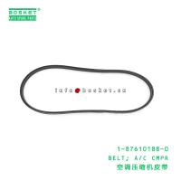 China ISUZU 1876101880 A/C Compressor Belt for ISUZU Trucks - 1PCS Pack for sale