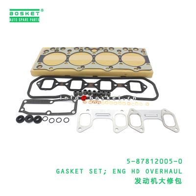China 5-87812005-0 Gasket Set for ISUZU 4BE1 Engine Head Overhaul Kit with 15-20 Days Delivery for sale