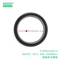 China 5-87815263-3 Gasket Set Engine Overhaul Suitable for ISUZU 5878152633 with 3 Months Warranty and 15-20 Days Delivery for sale