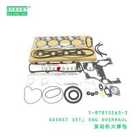 China 5-87815263-3 Gasket Set Engine Overhaul Suitable for ISUZU 5878152633 with 3 Months Warranty and 15-20 Days Delivery for sale