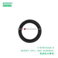 China 5-87815263-3 Gasket Set Engine Overhaul Suitable for ISUZU 5878152633 with 3 Months Warranty and 15-20 Days Delivery for sale