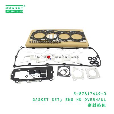 China Isuzu NLR 4JJ1-TCS Engine Head Overhaul Gasket Set 5878176490 for ISUZU Truck Parts for sale