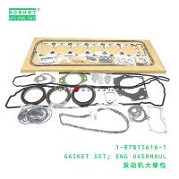 China 1-87815616-1 GASKET SET; ENG OVERHAUL Suitable for ISUZU  6HK1 1878156161 for sale