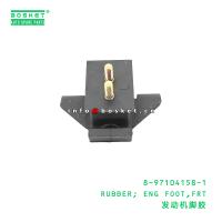 China 8-97104158-1 RUBBER; ENG FOOT,FRT Suitable for ISUZU UCS25 6VD1 8971041581 for sale