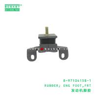 China 8-97104158-1 RUBBER; ENG FOOT,FRT Suitable for ISUZU UCS25 6VD1 8971041581 for sale