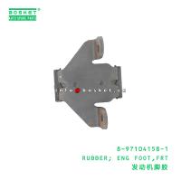China 8-97104158-1 RUBBER; ENG FOOT,FRT Suitable for ISUZU UCS25 6VD1 8971041581 for sale