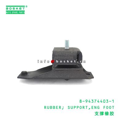 China 8-94374403-1 RUBBER; SUPPORT,ENG FOOT suitable for ISUZU 8943744031 for sale