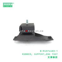 China 8-94374403-1 RUBBER; SUPPORT,ENG FOOT suitable for ISUZU 8943744031 for sale